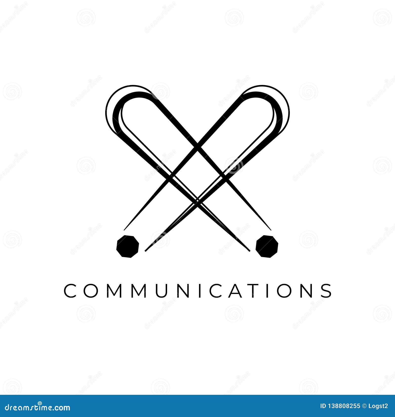 Communication vector logo stock vector. Illustration of identity ...