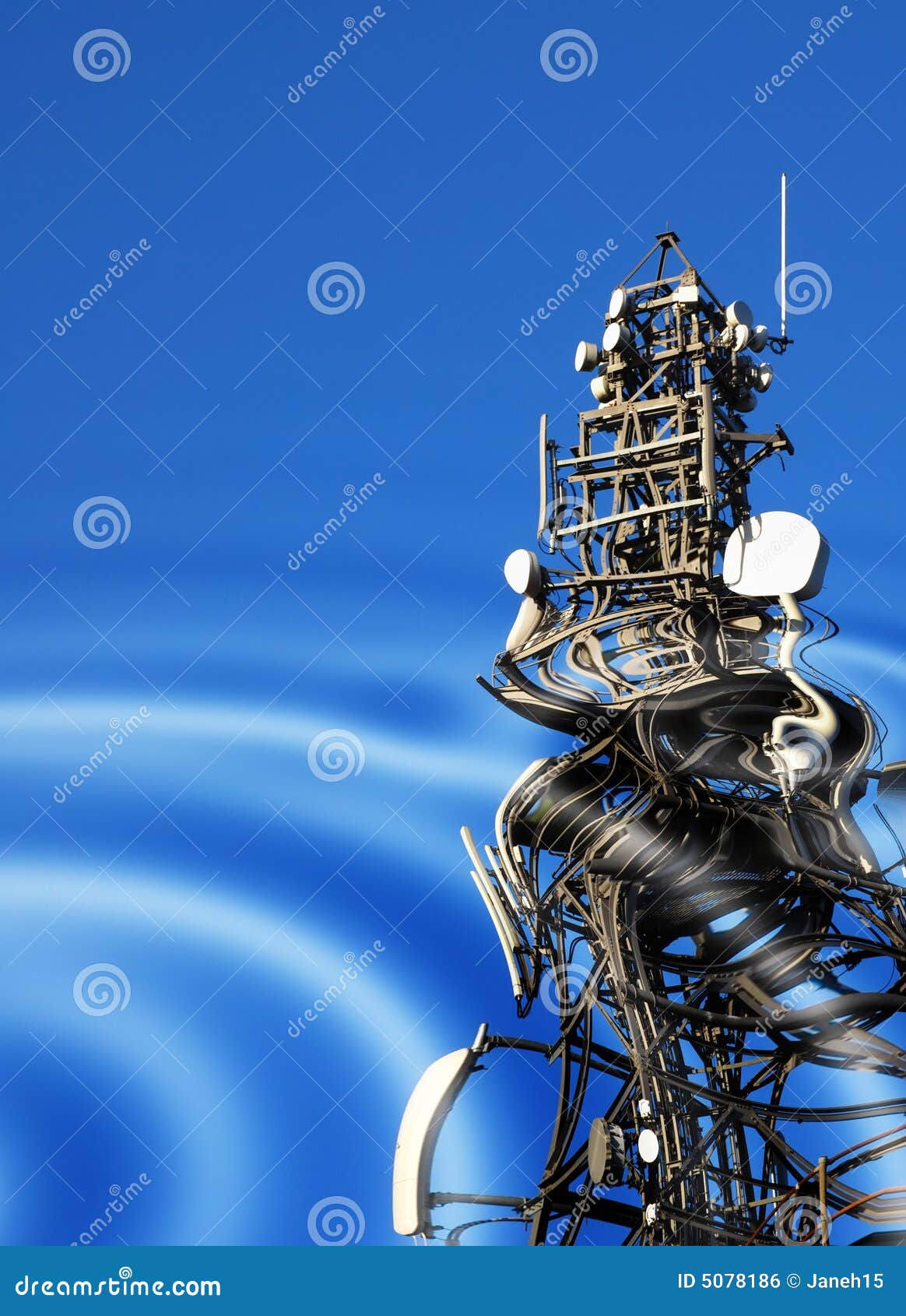 Communication Waves Picture. Image: 5078186