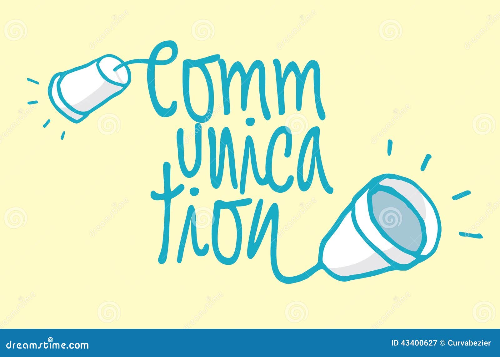 Communication Word Full Form With Logo Style Illustration Royalty-Free ...