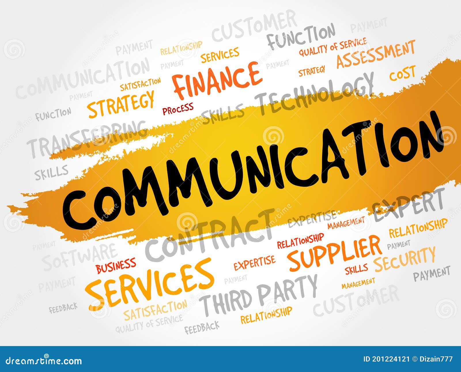 Communication word cloud stock illustration. Illustration of idea ...
