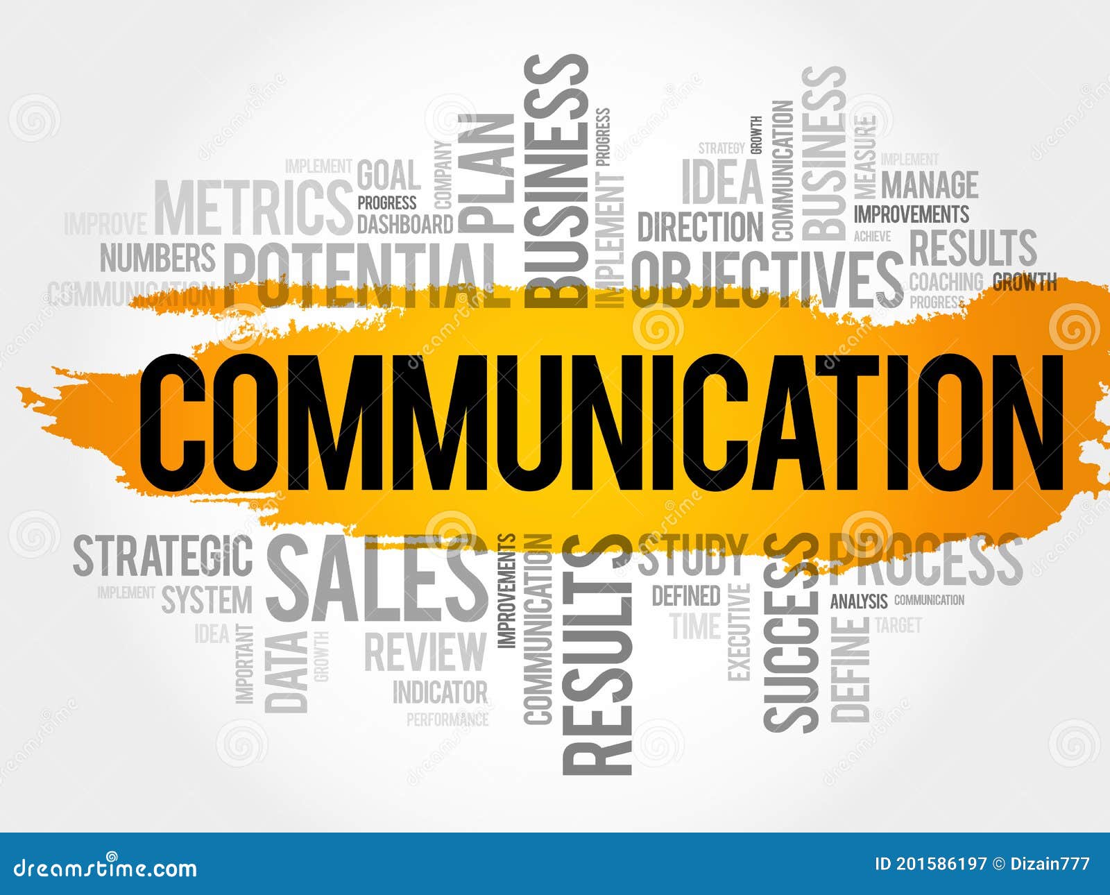 Communication Word Cloud Collage Stock Illustration - Illustration of ...