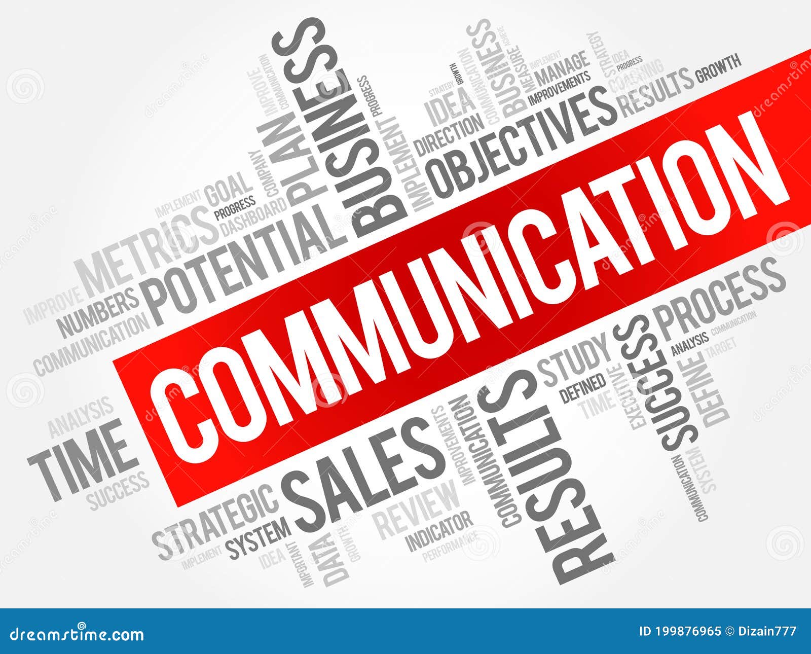 Communication Word Cloud Collage Stock Illustration - Illustration of ...