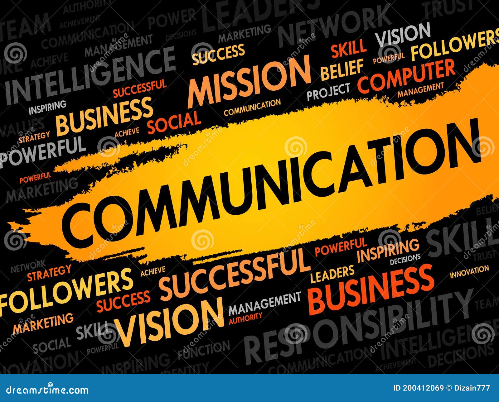 COMMUNICATION word cloud stock illustration. Illustration of dialogue ...