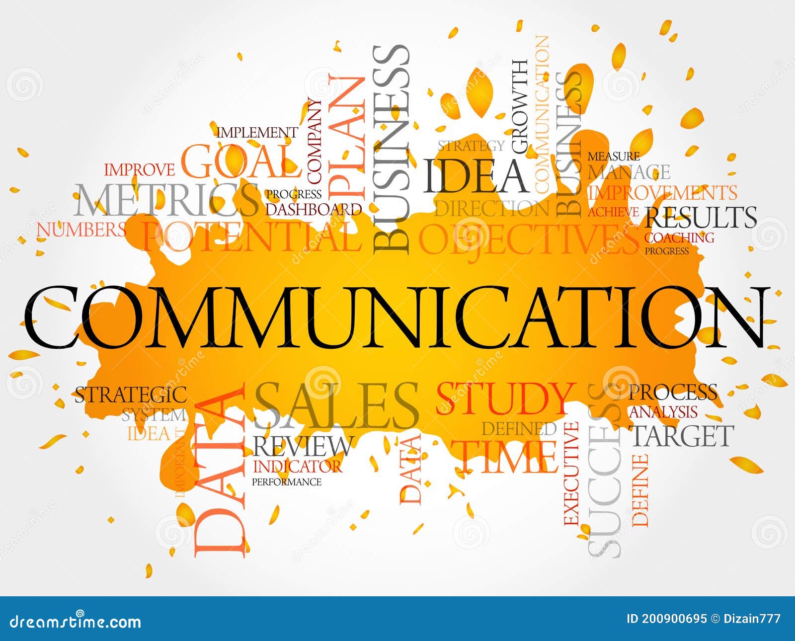 Communication word cloud stock illustration. Illustration of ...