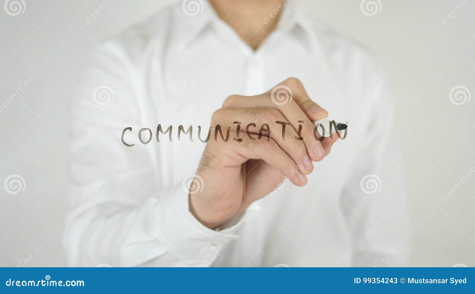 Communication, Written on Glass Stock Image - Image of professor ...