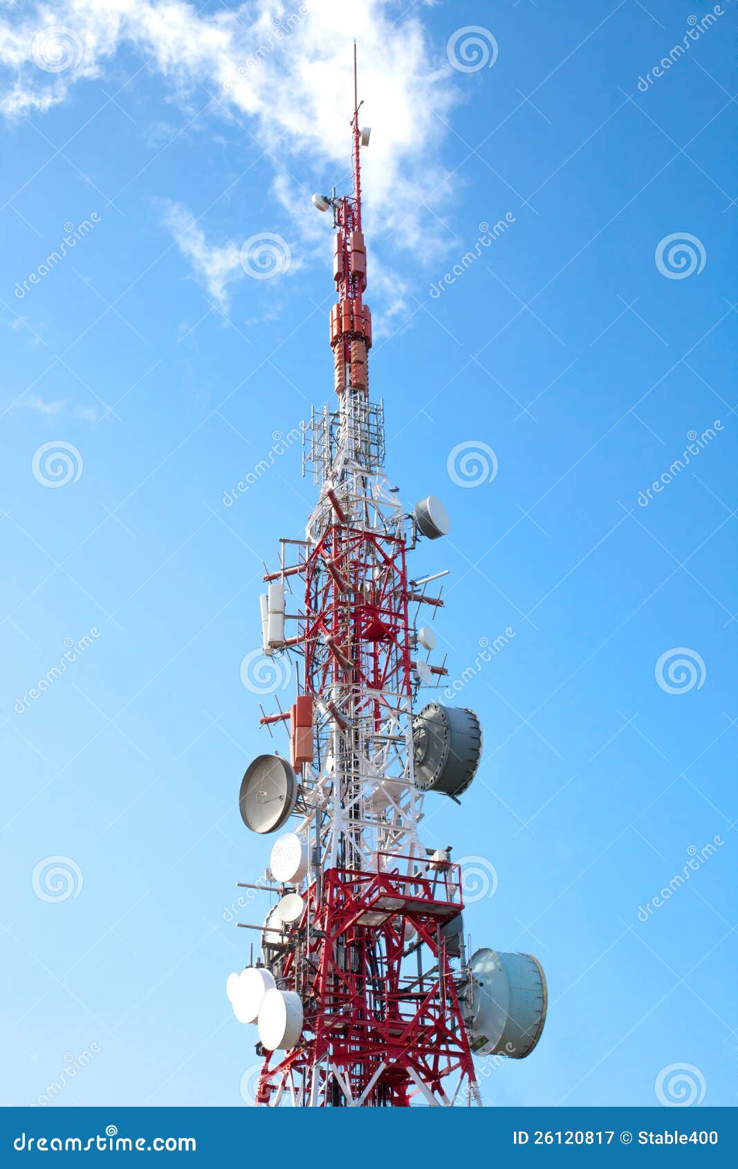 Communications antenna stock image. Image of digital - 26120817