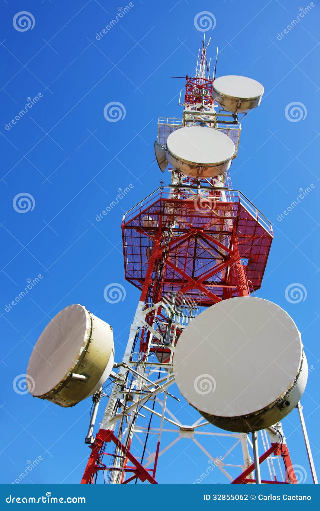 Communications Antenna stock photo. Image of radiation - 32855062