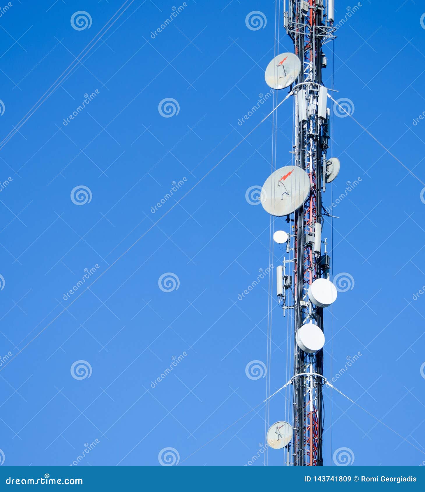 Communications Antenna Royalty-Free Stock Photography | CartoonDealer ...