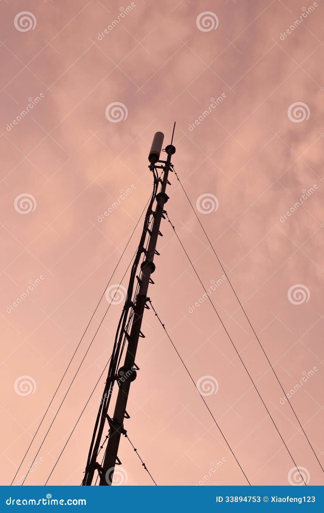 Communications antenna stock image. Image of cell, cellular - 33894753