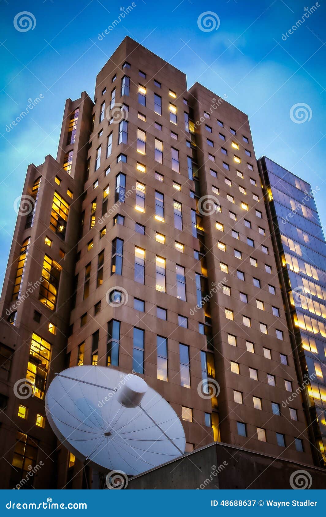 Communications stock image. Image of dish, city, communications - 48688637