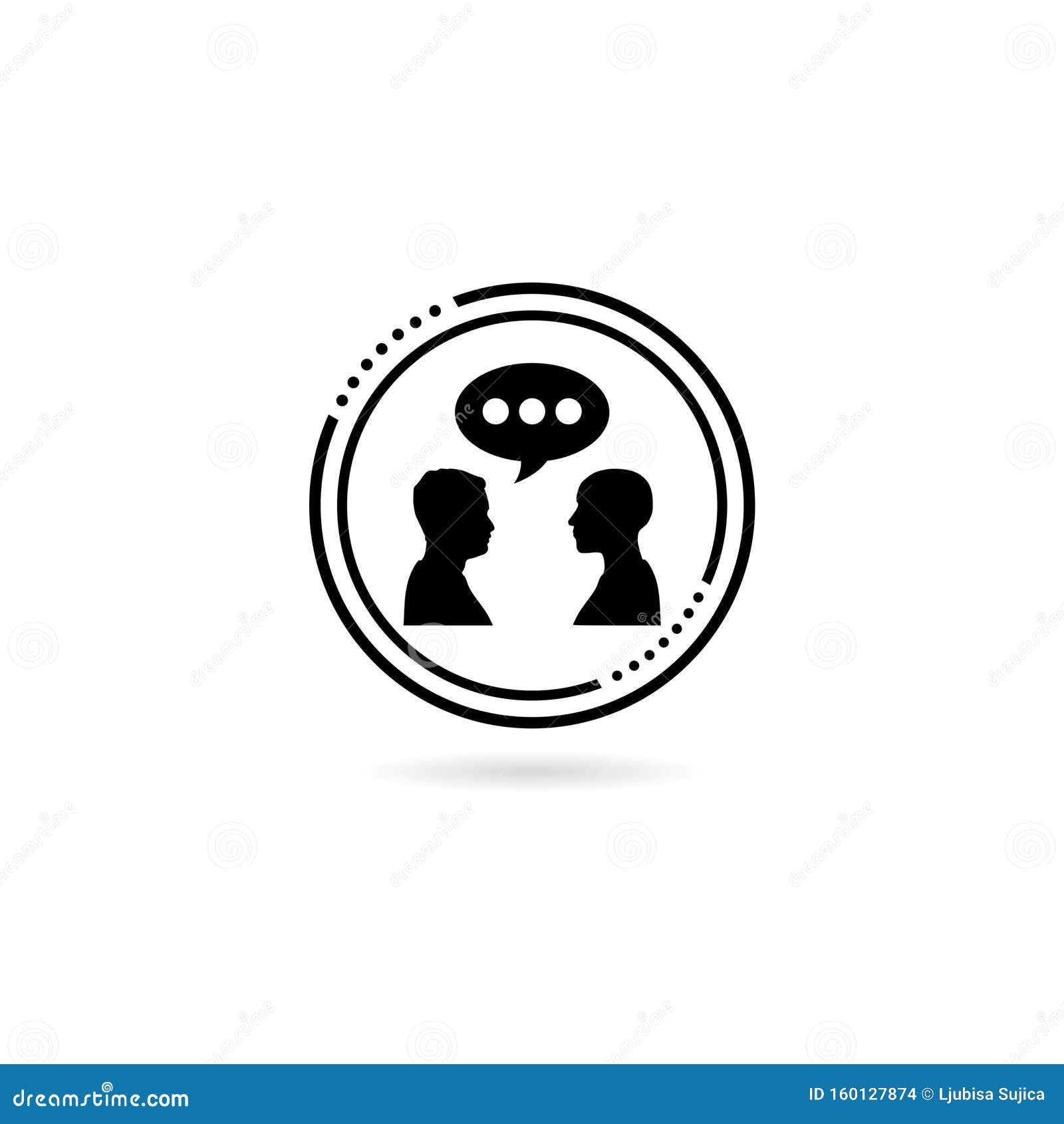 Communications Icon Isolated on White Background Stock Vector ...