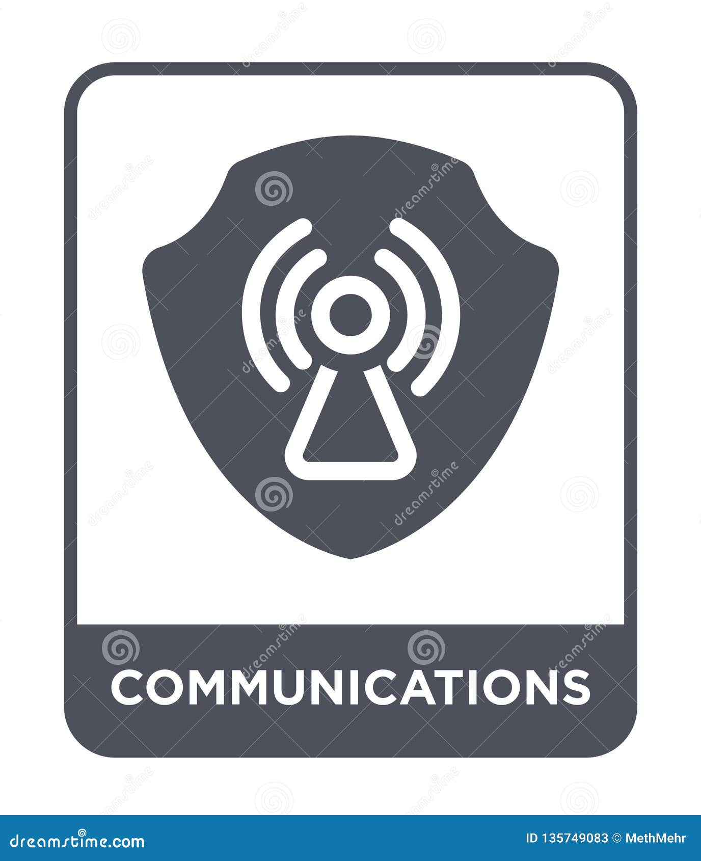 Communications Icon in Trendy Design Style. Communications Icon ...