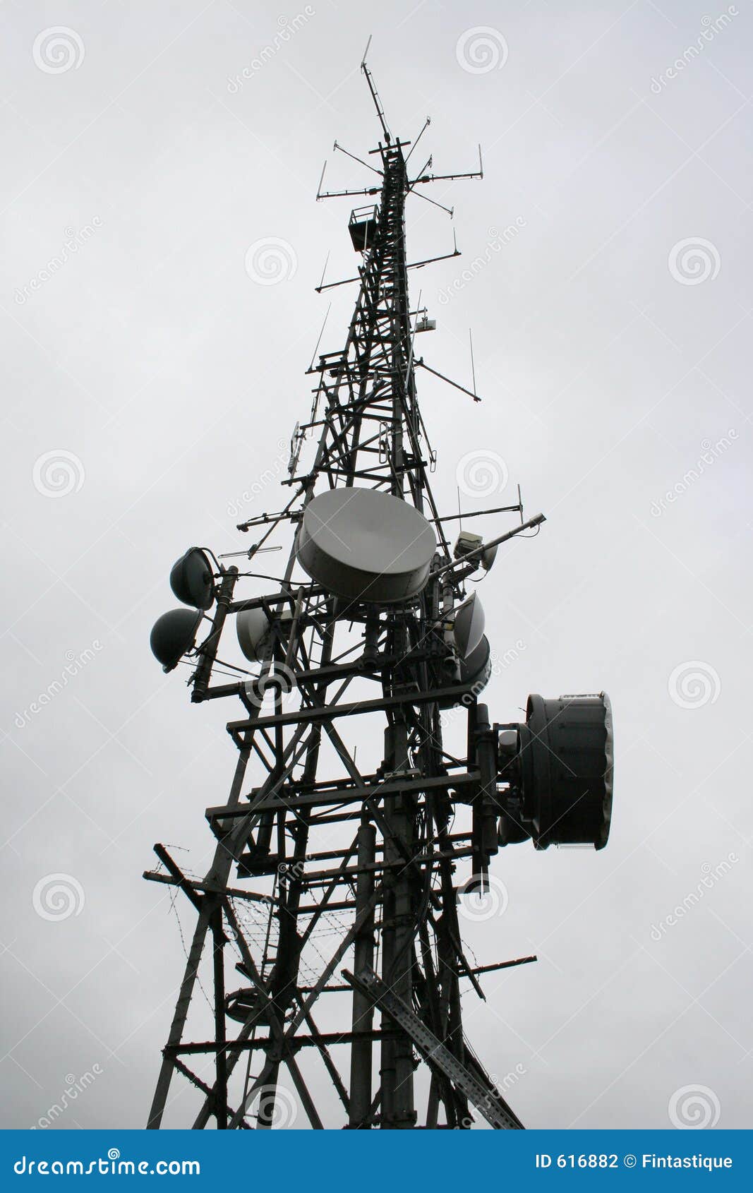 Communications mast stock photo. Image of antennae, tall - 616882