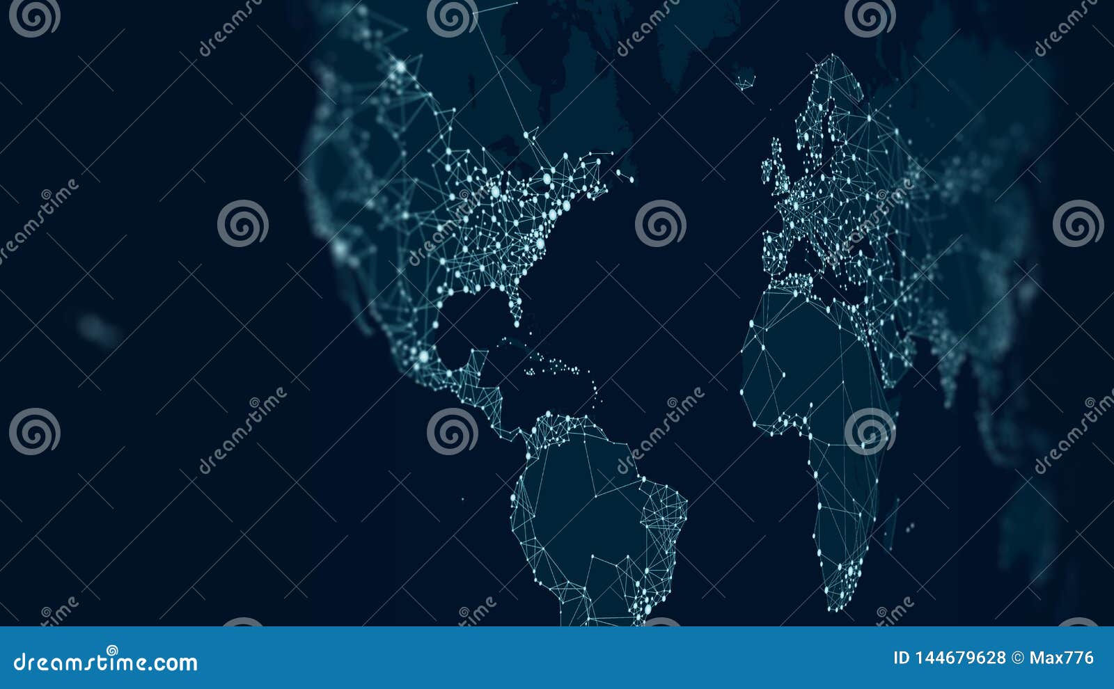 World Map On Monitor Vector Illustration | CartoonDealer.com #7315270