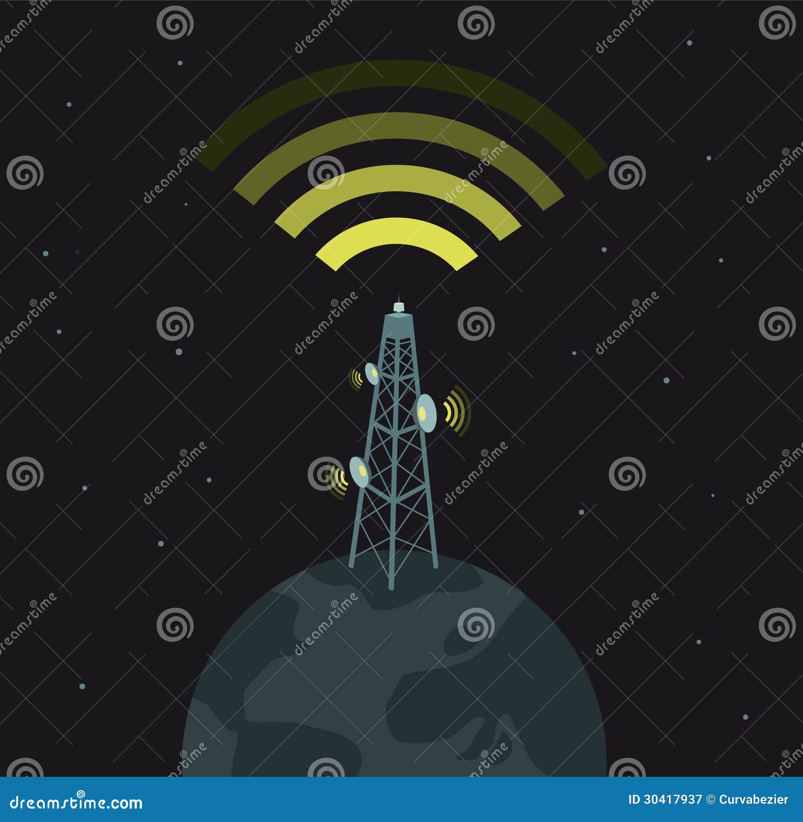 Communications Power / World Domination Stock Vector - Illustration of ...
