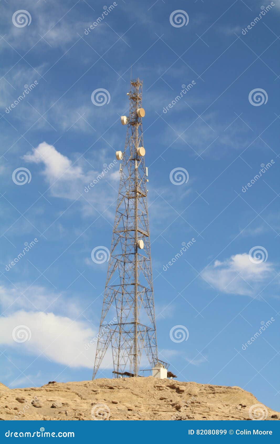 Communications pylon stock image. Image of cloud, industry - 82080899