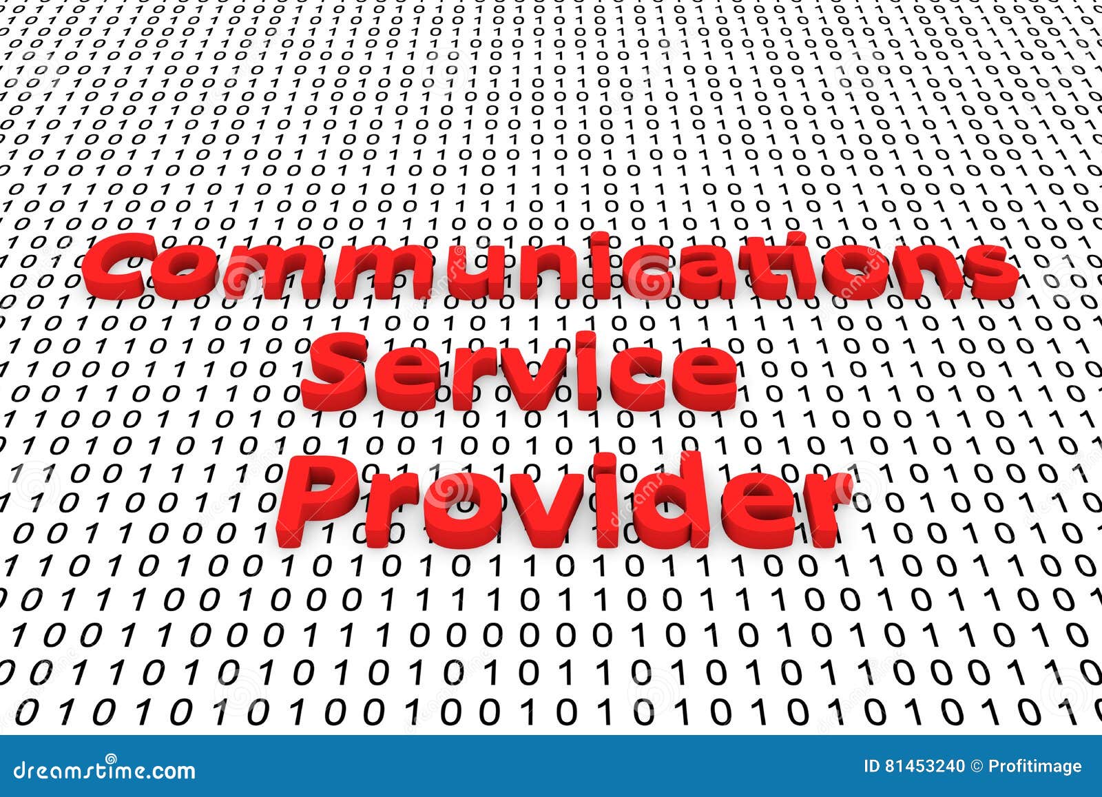 Communications Service Provider Stock Illustration - Illustration of ...