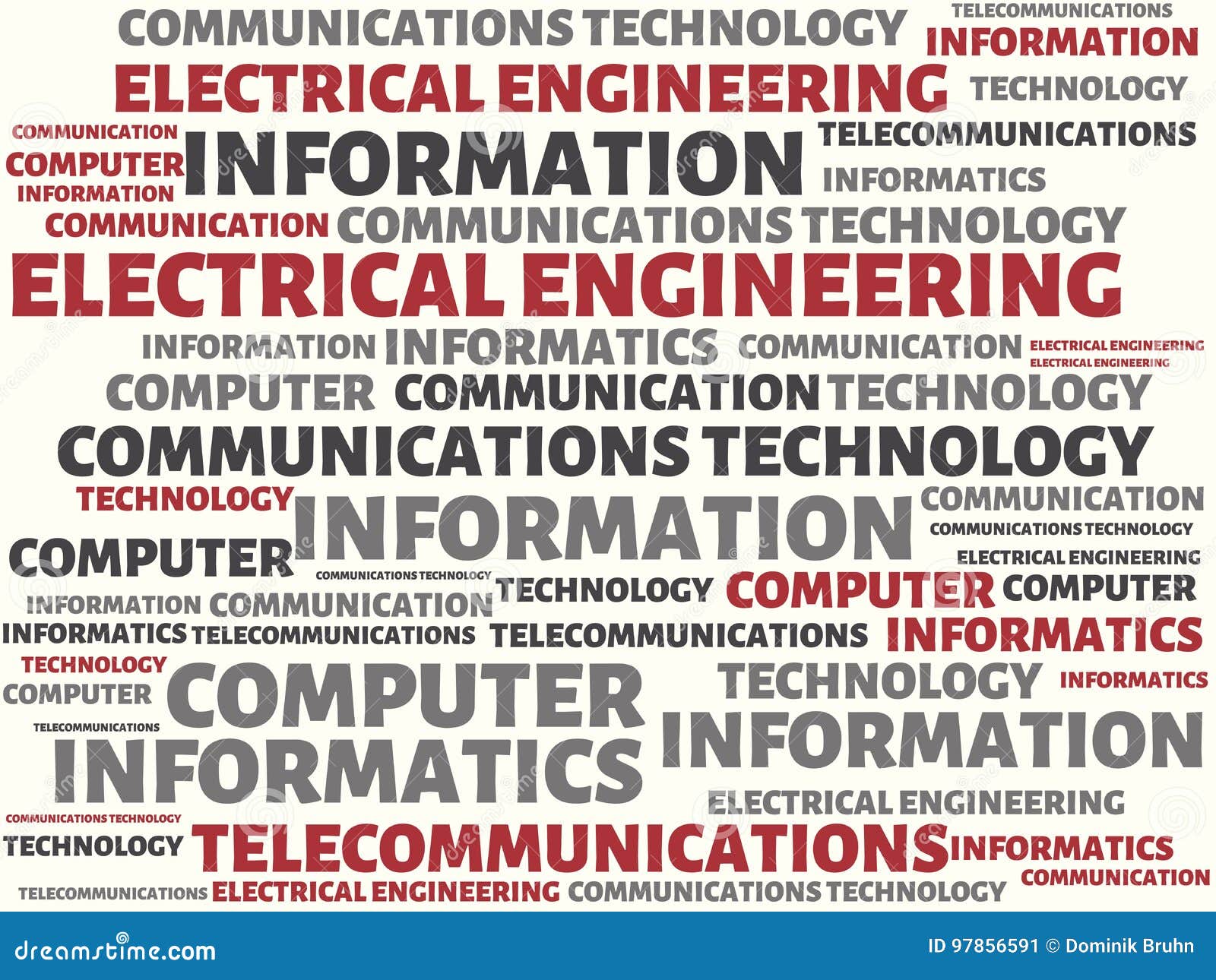 COMMUNICATIONS TECHNOLOGY - Image with Words Associated with the Topic ...