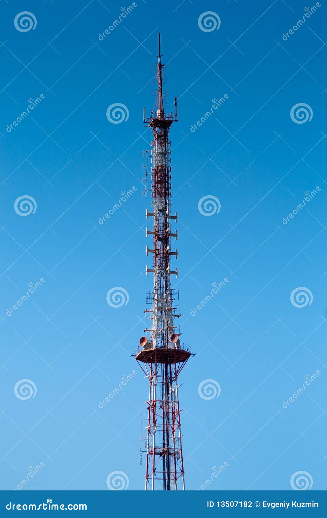 Communications tower stock photo. Image of mobile, connect - 13507182