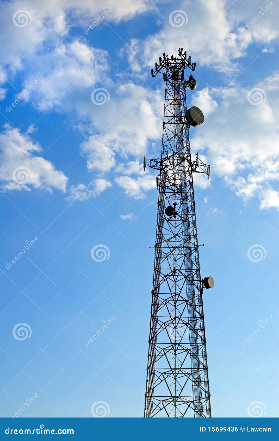 Communications Tower stock photo. Image of cloud, outdoor - 15699436
