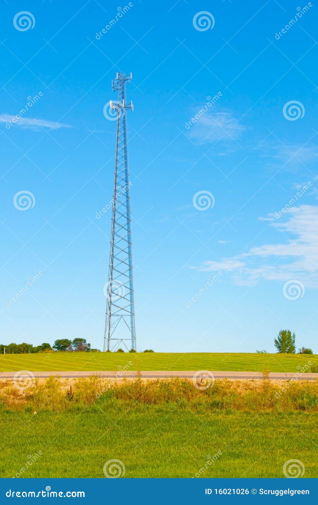 Communications Tower stock photo. Image of antenna, global - 16021026