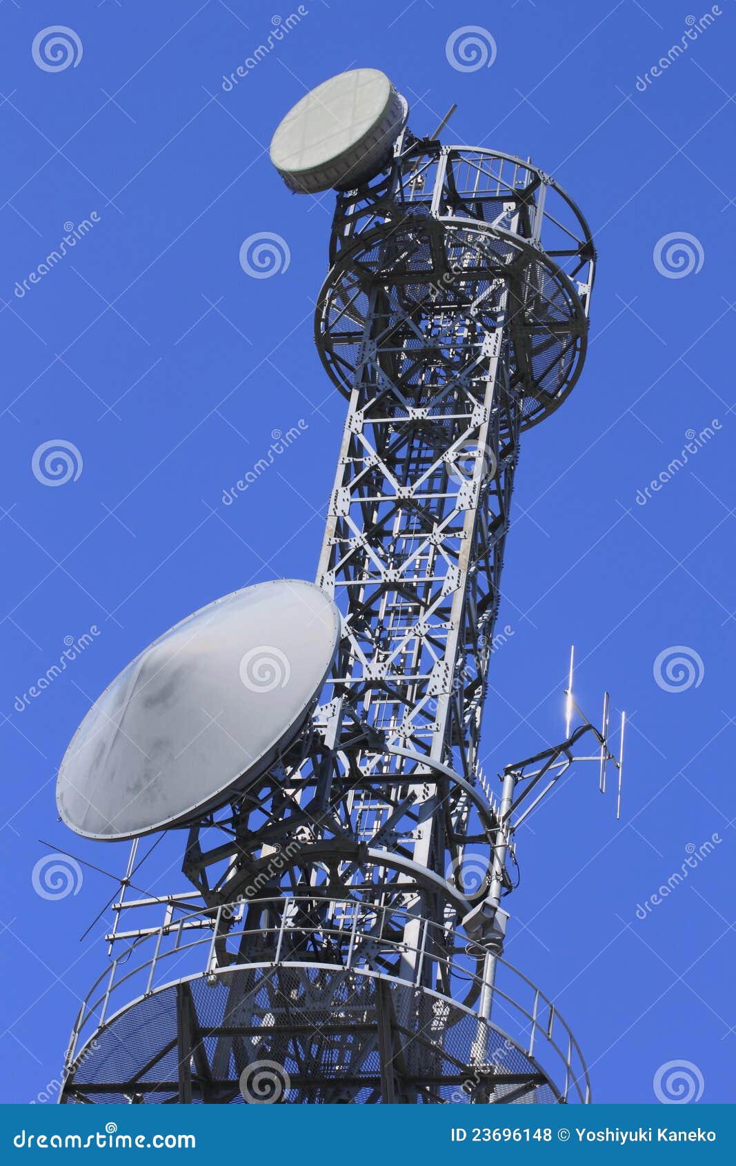 Communications tower stock photo. Image of information - 23696148