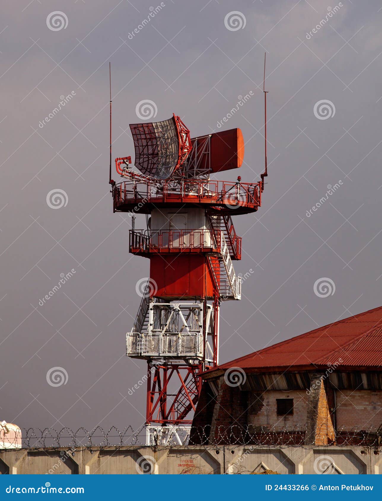 Communications tower stock photo. Image of device, architecture - 24433266