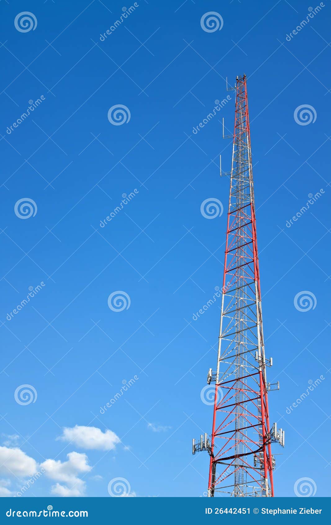 Communications Tower stock image. Image of satellite - 26442451