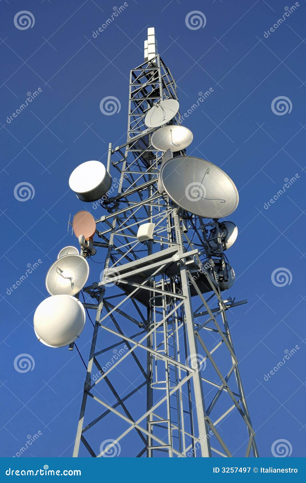 Communications tower 7 stock image. Image of conversation - 3257497