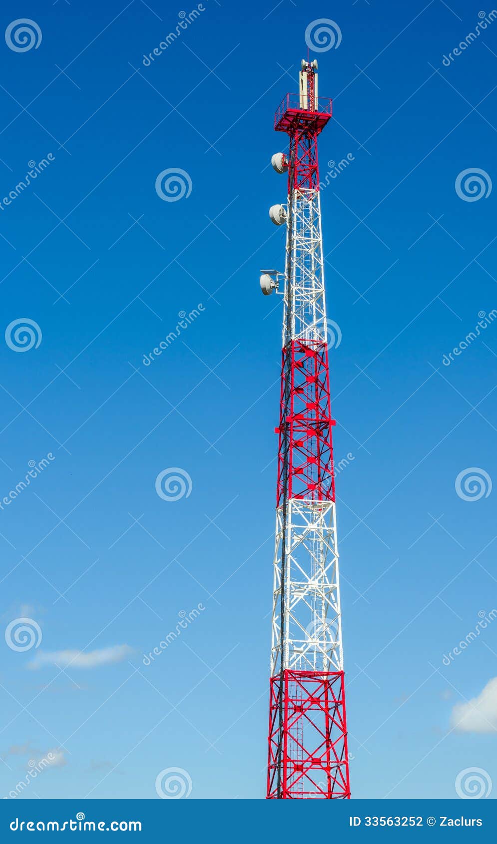 Communications Tower stock photo. Image of receiver, station - 33563252
