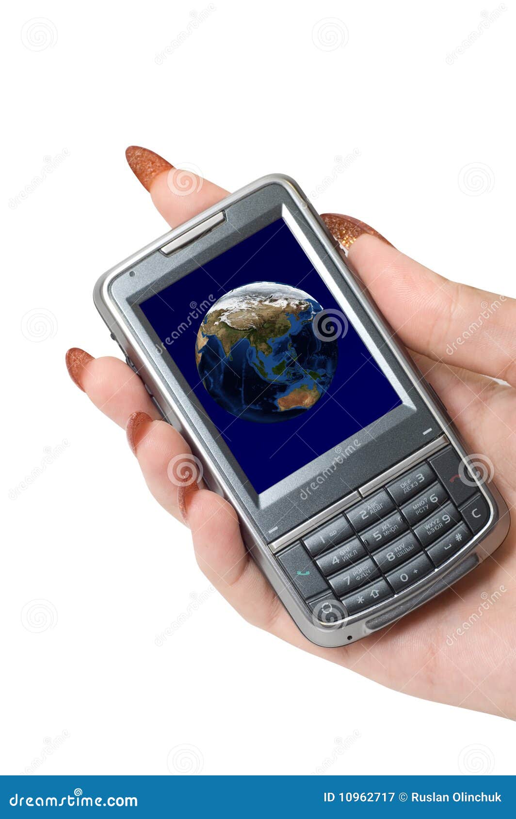 Communicator stock image. Image of finger, phone, male - 10962717
