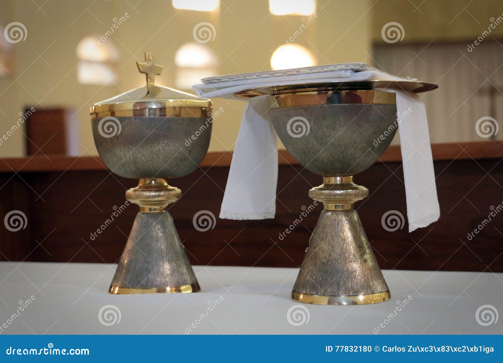 Communion Chalice Catholic Church Stock Photo - Image of blood, mercy ...