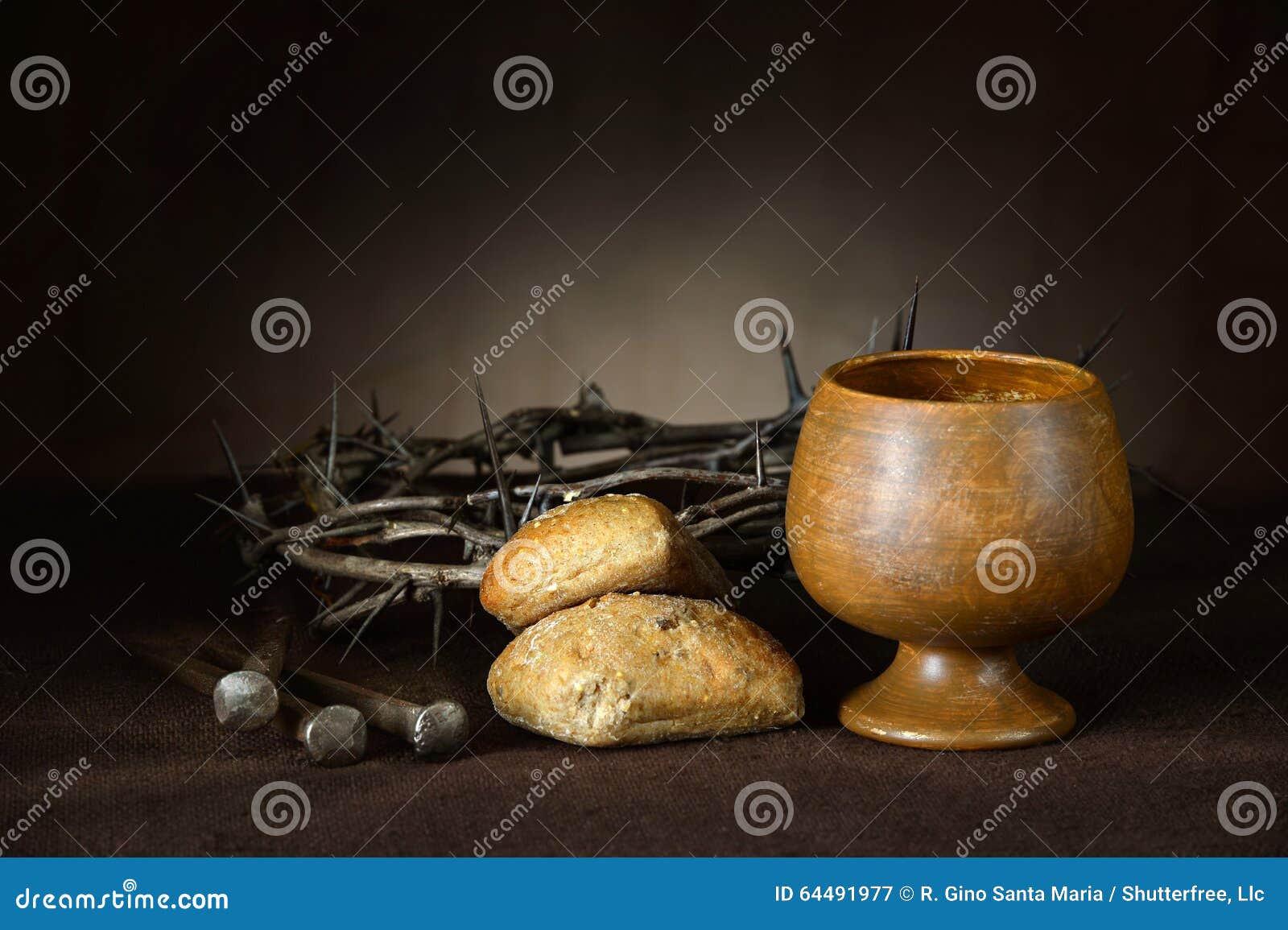Communion Nails And Crown Of Thorns Royalty-Free Stock Photography ...