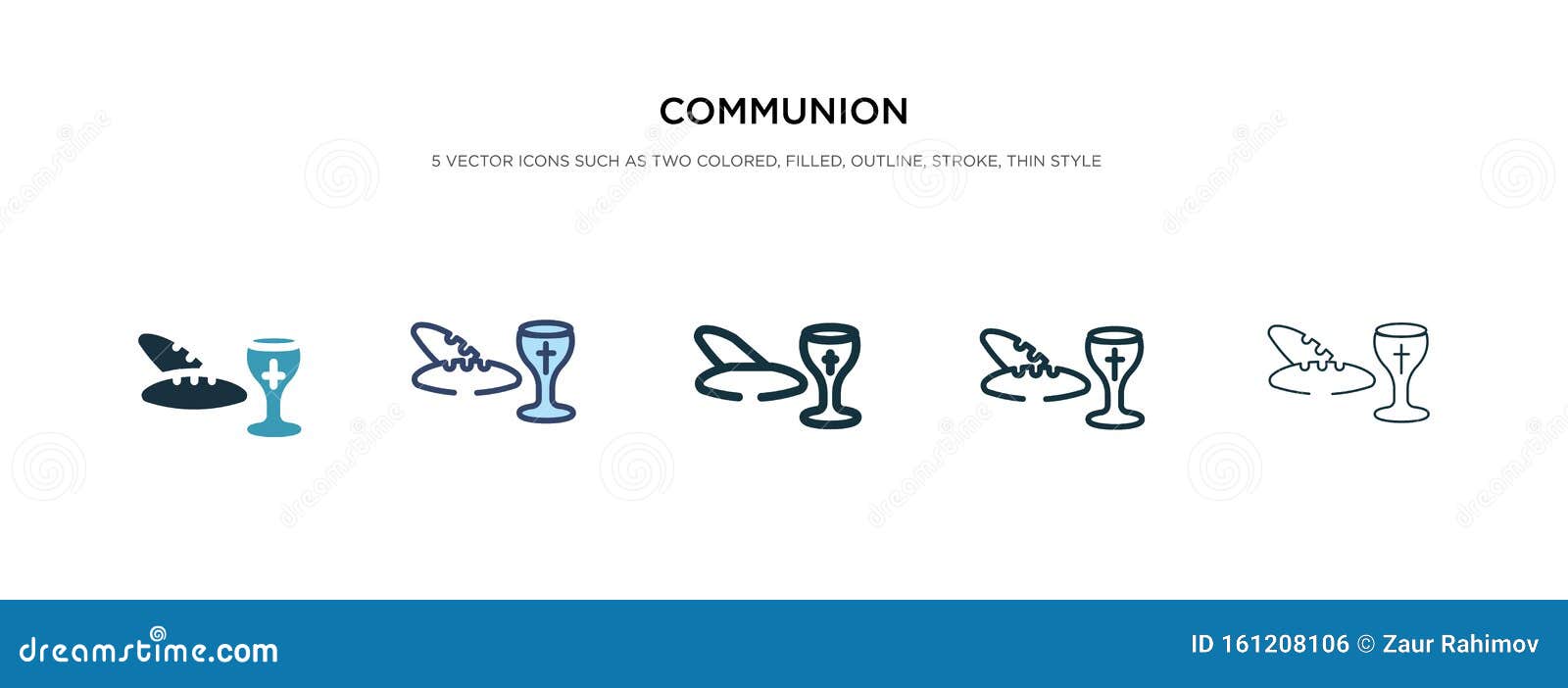 Communion Icon. Trendy Modern Flat Linear Vector Communion Icon ...