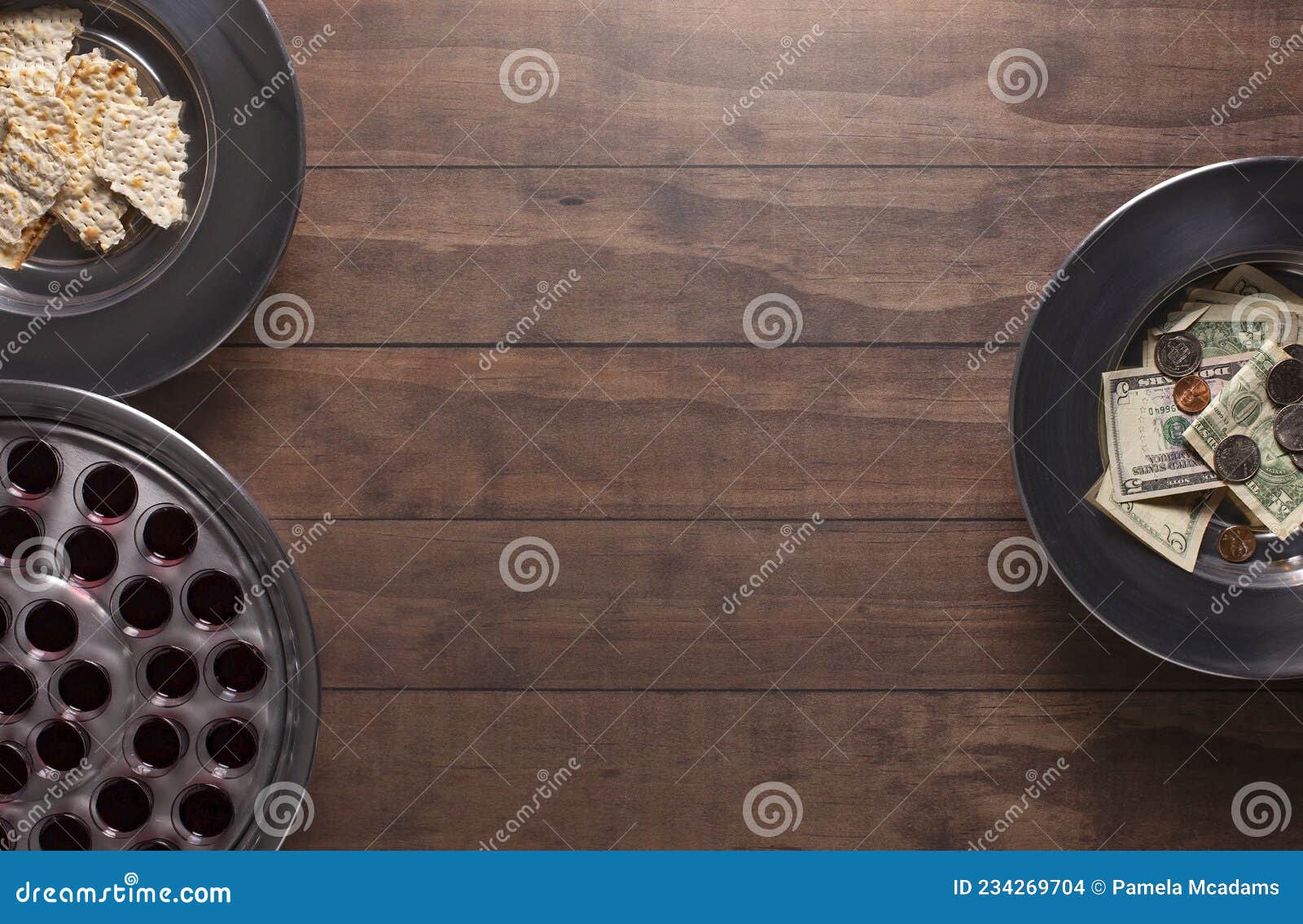 The Communion or Lords Supper with the Offering Stock Photo - Image of ...