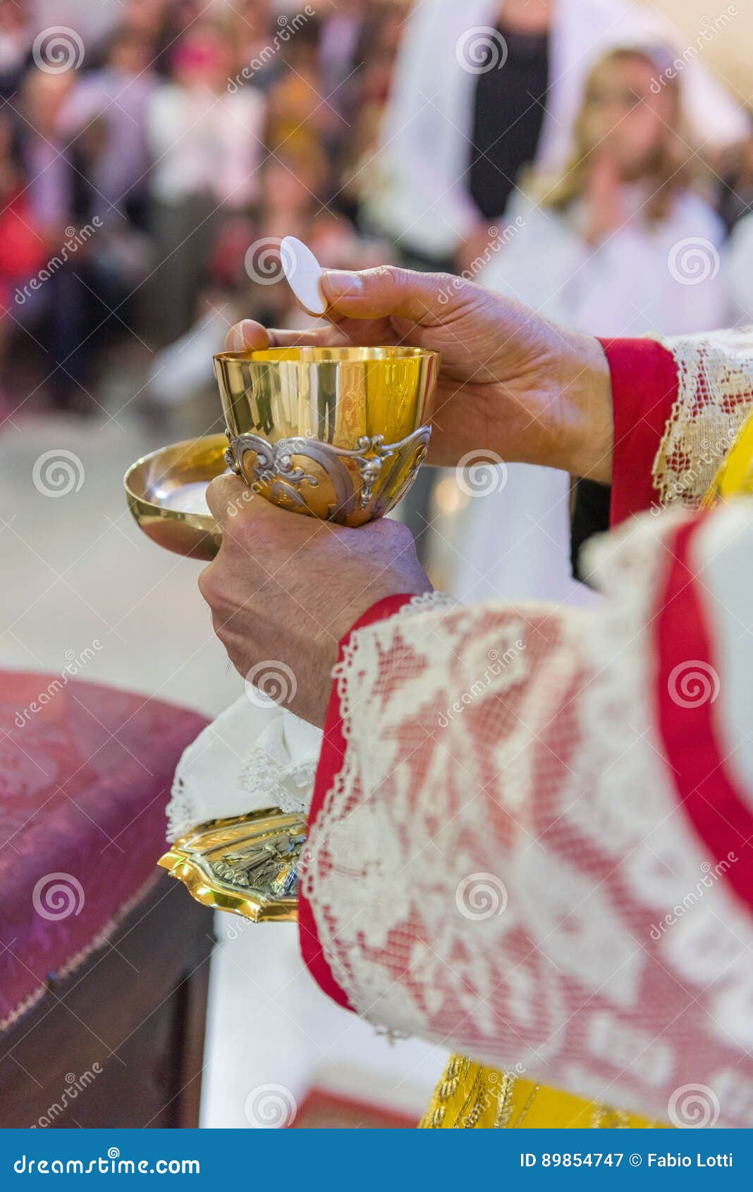 Communion Rite stock image. Image of offertory, communion - 89854747