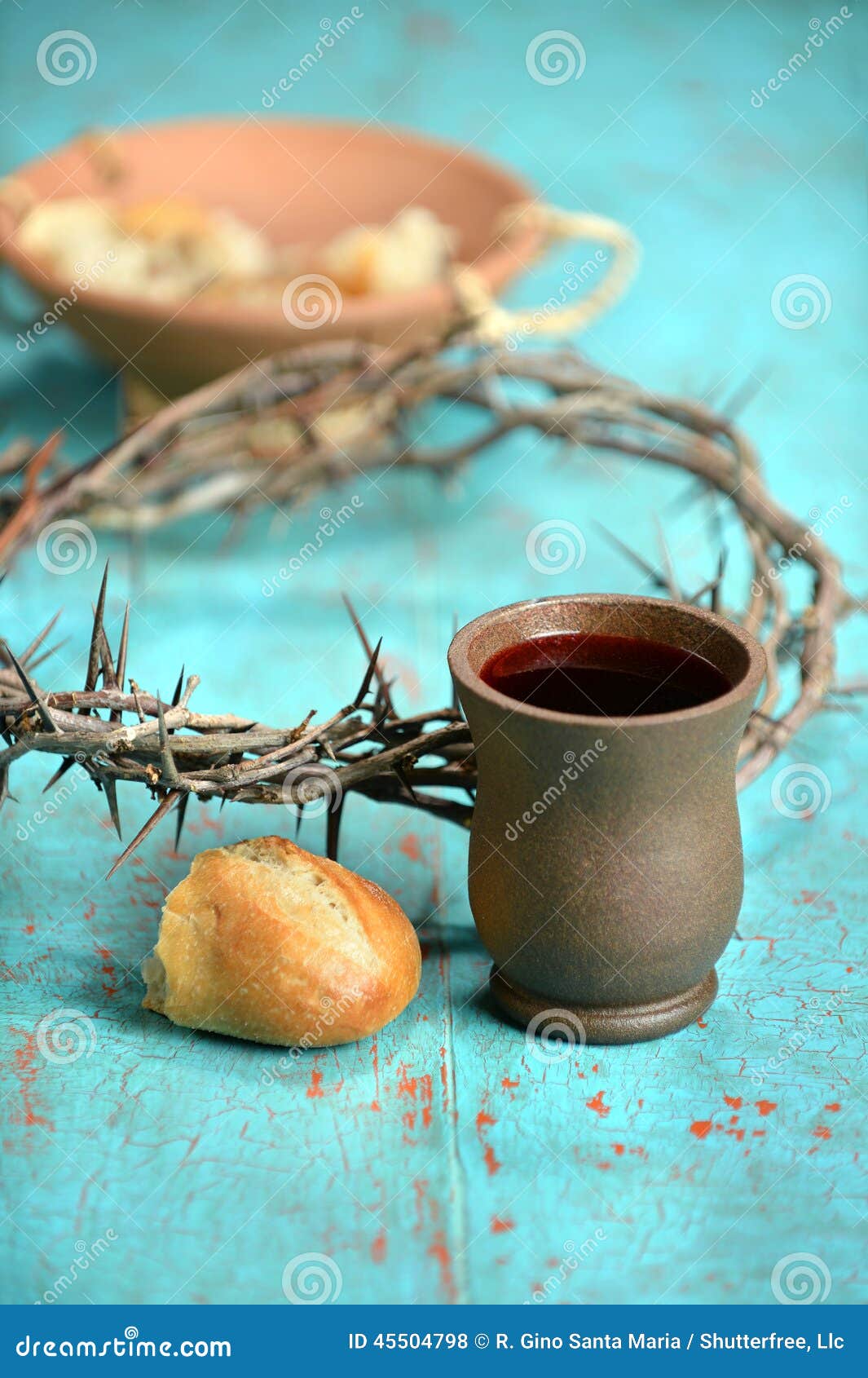 Communion Symbols stock photo. Image of vintage, spirituality - 45504798