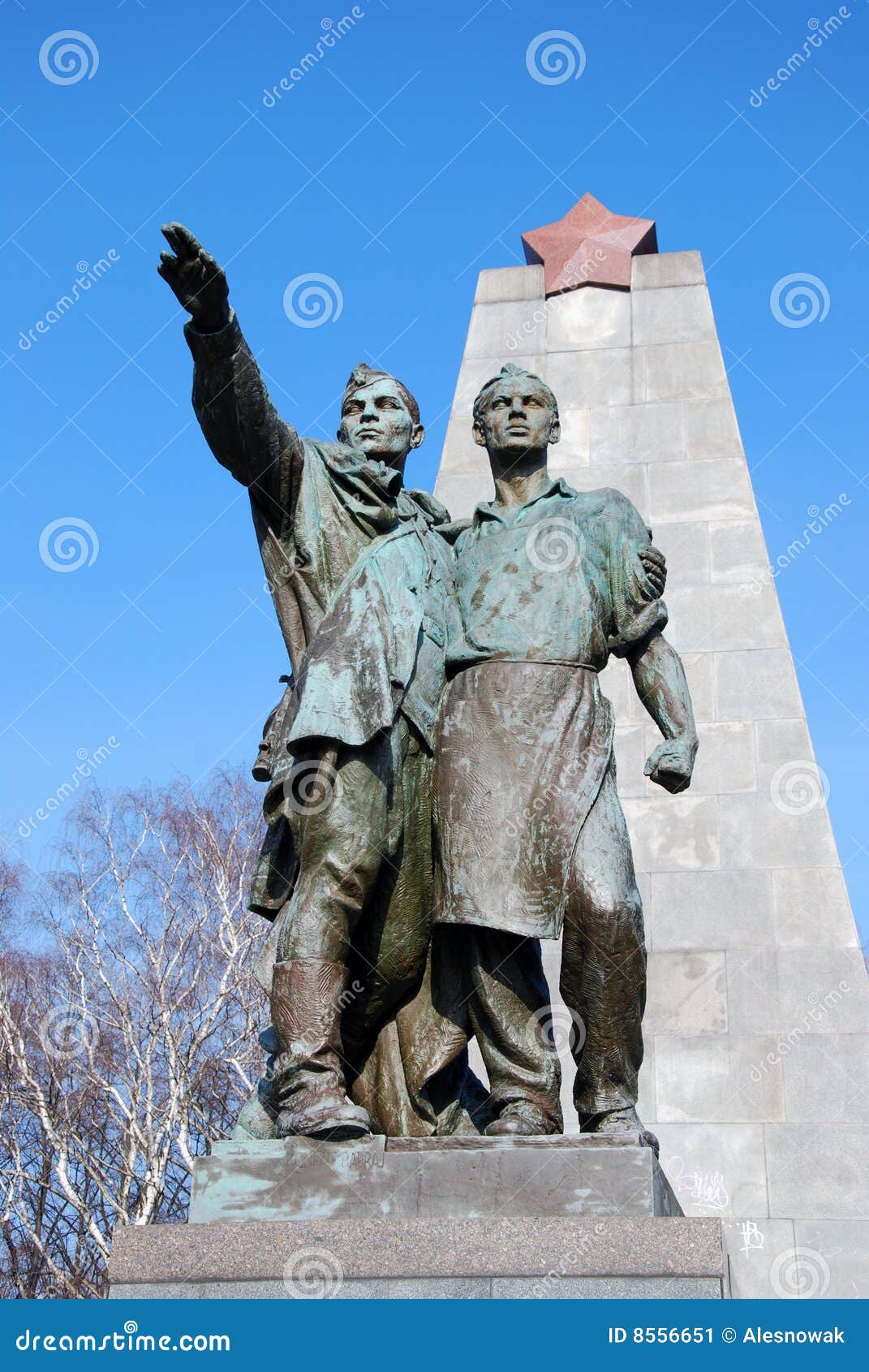Communism statue stock image. Image of victory, soldiery - 8556651
