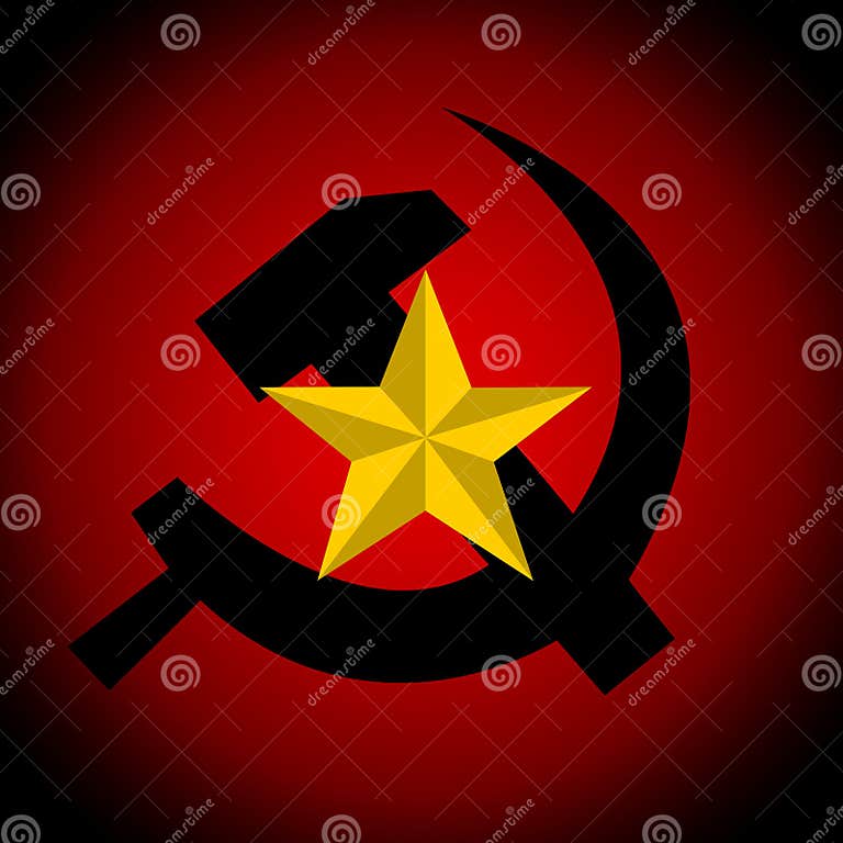 Communism symbol stock illustration. Illustration of politics - 5804682