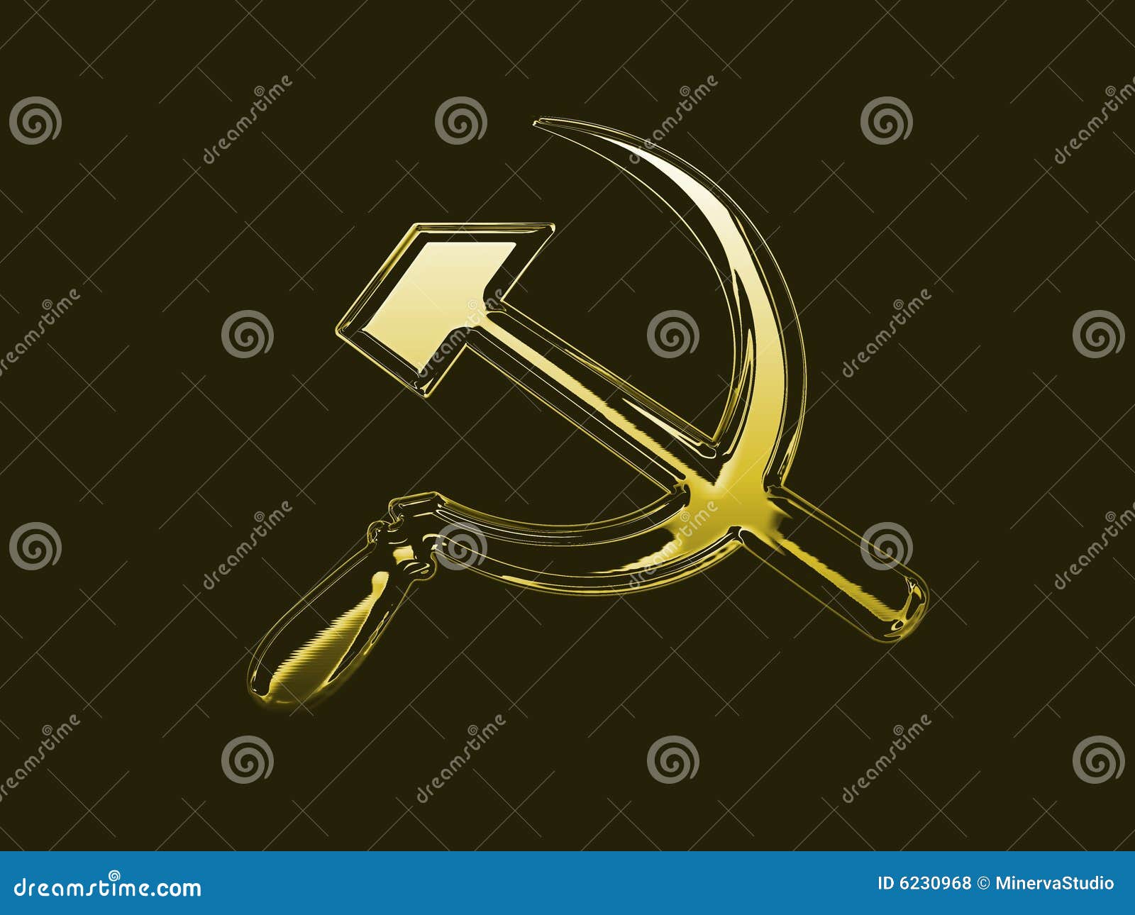 Communism symbol stock illustration. Illustration of former - 6230968