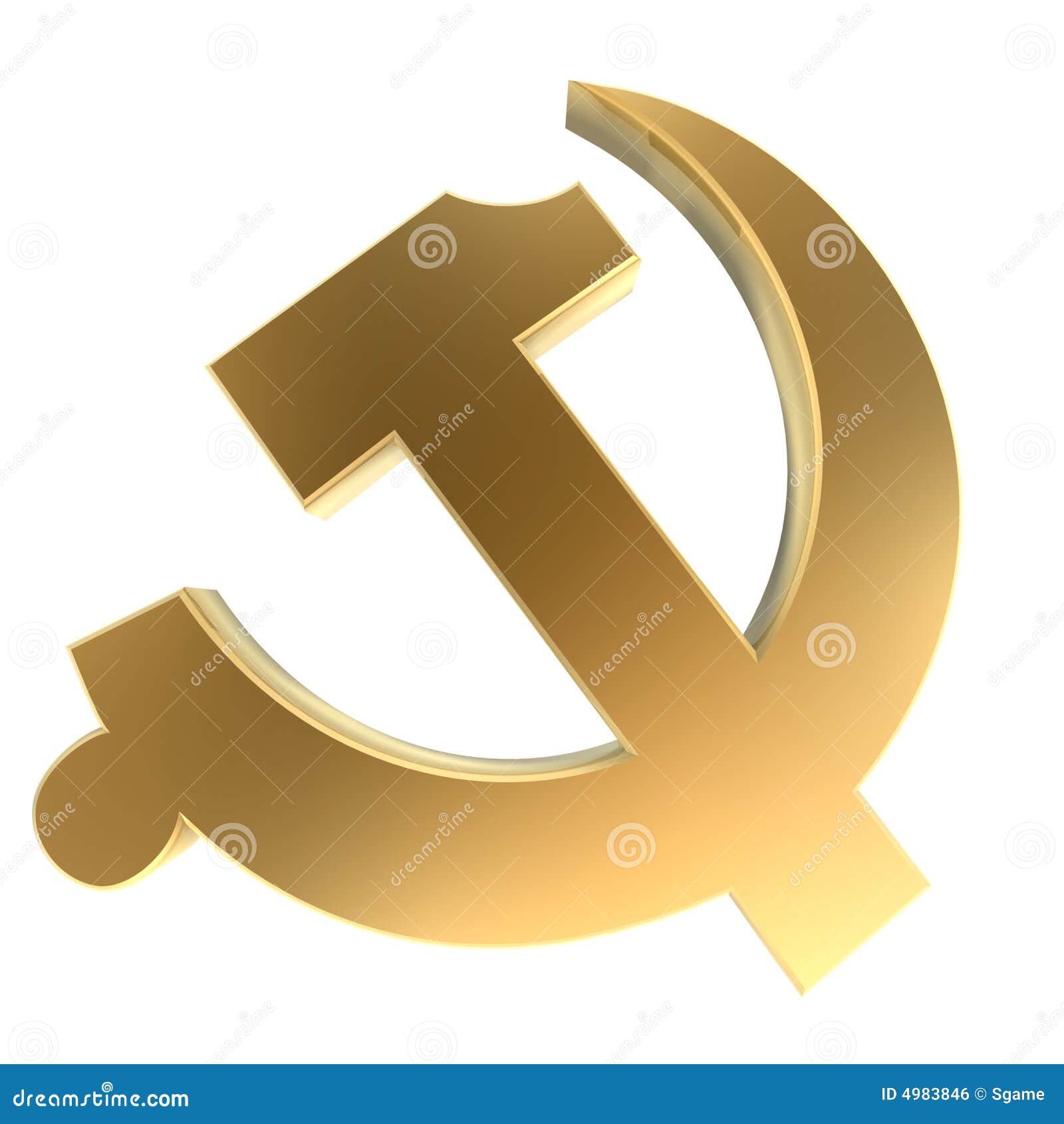 Communist Sign With Red And Yellow Colors Stock Photography ...