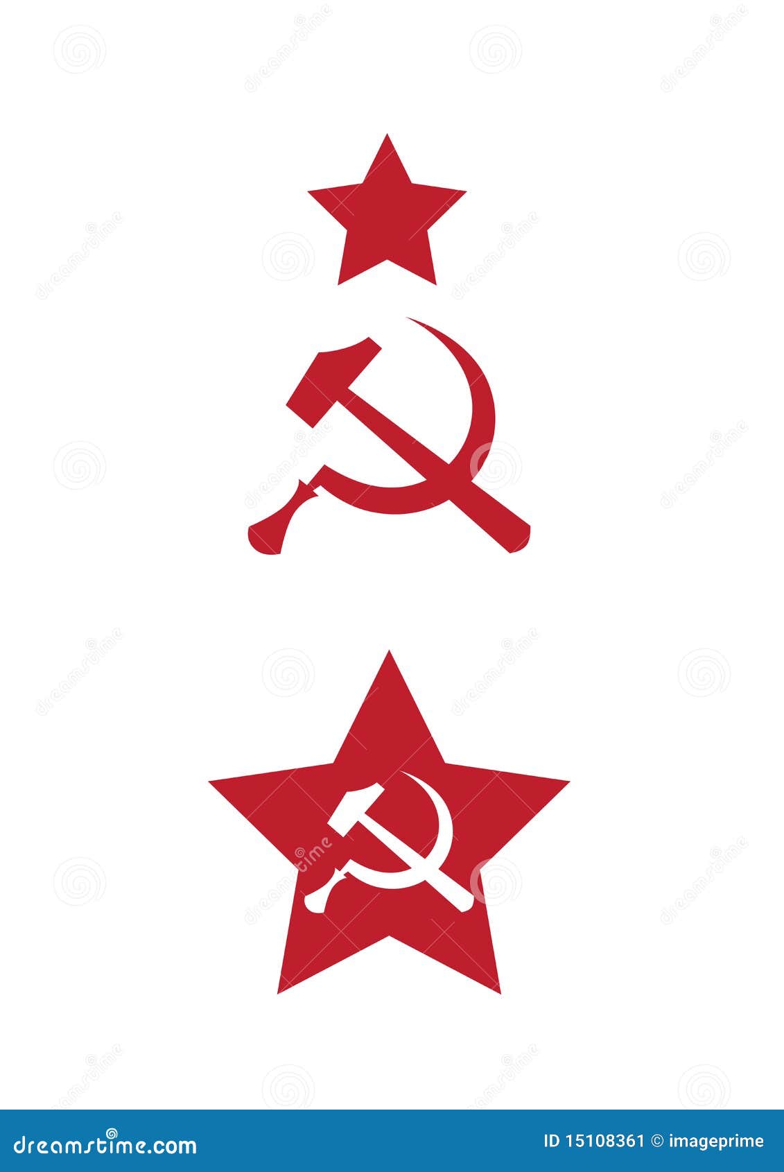 Communist Signs and Symbols Stock Vector - Illustration of china ...