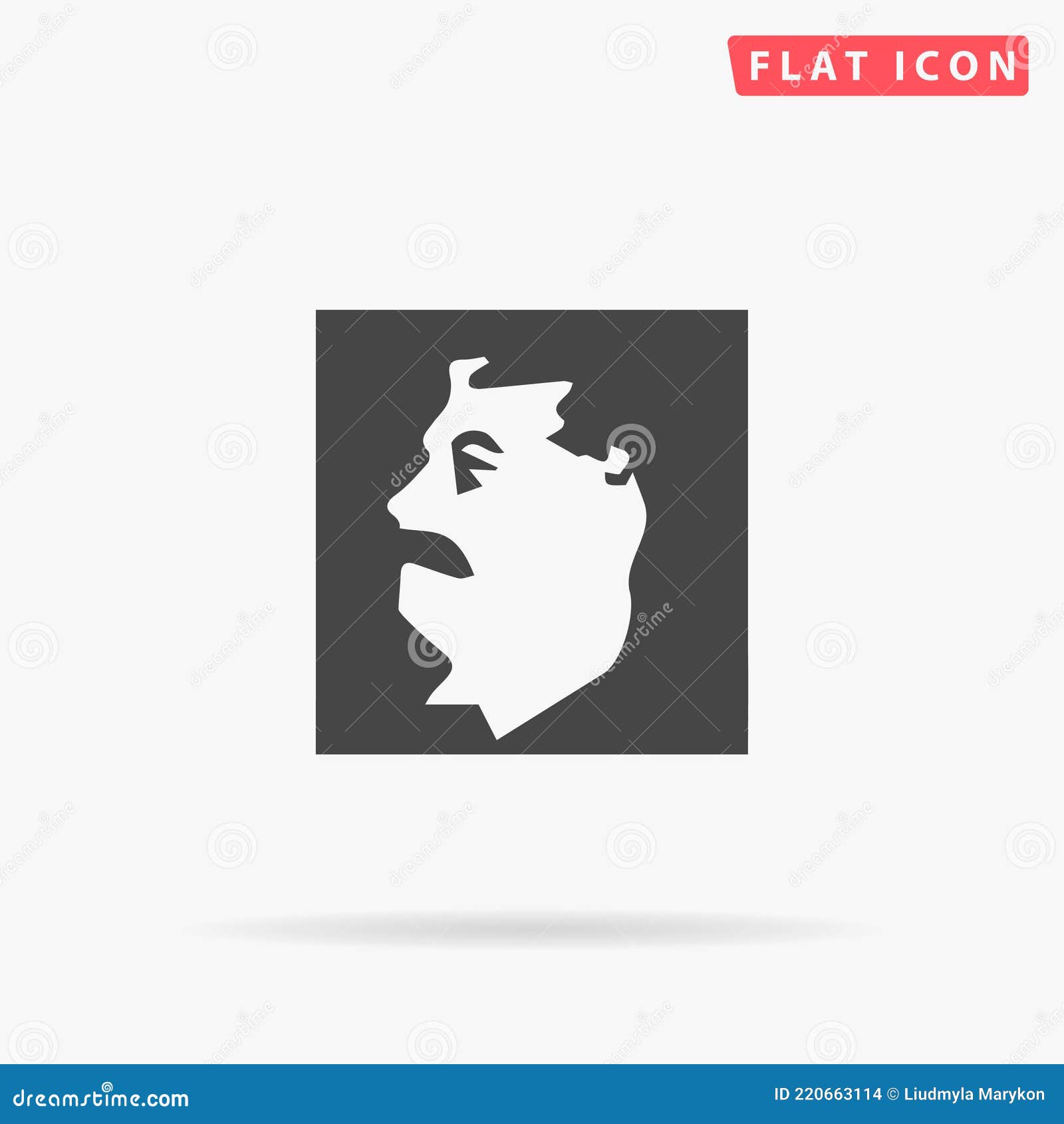 Communist Soviet Union Leader Joseph Stalin Flat Vector Icon. Hand ...