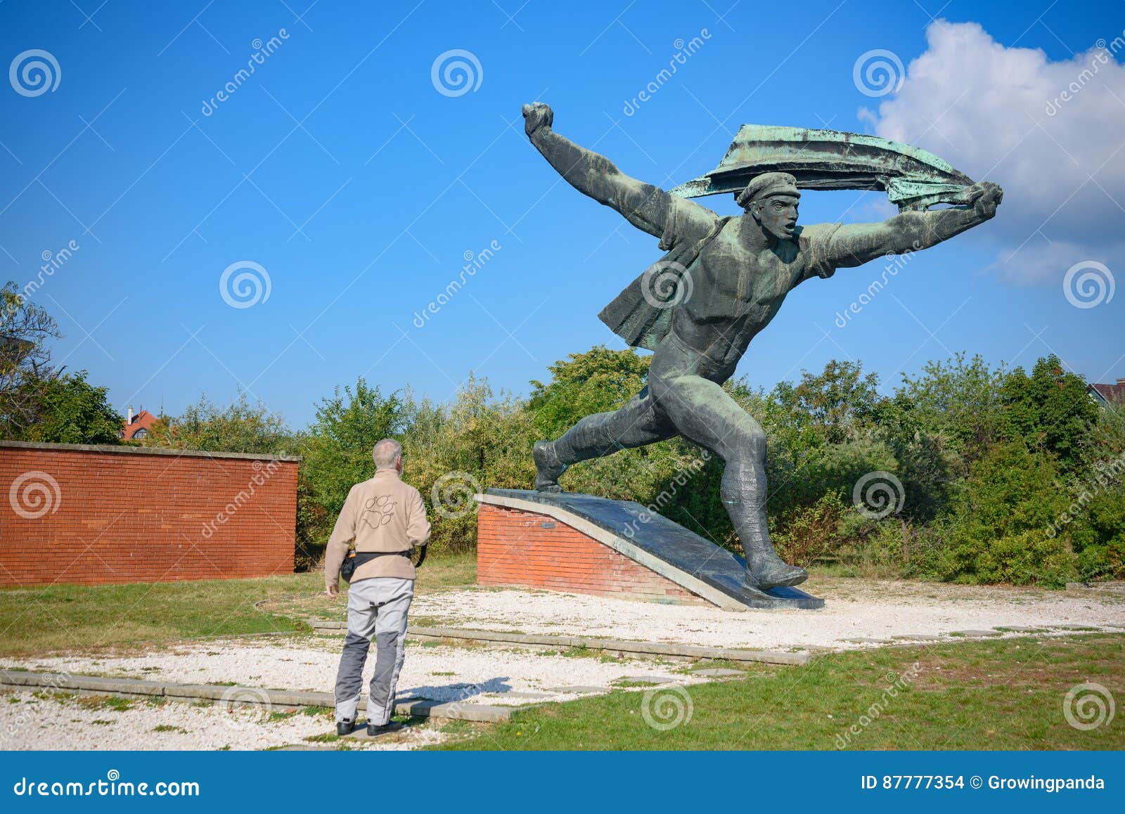 Communist Statue in the Communist Park, Budapest Editorial Stock Image ...