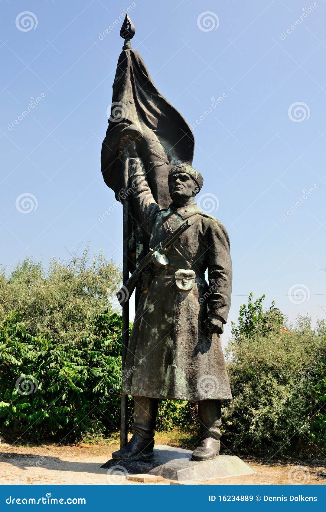 Communist Statue, Memento Park Stock Image - Image of totalitarian ...