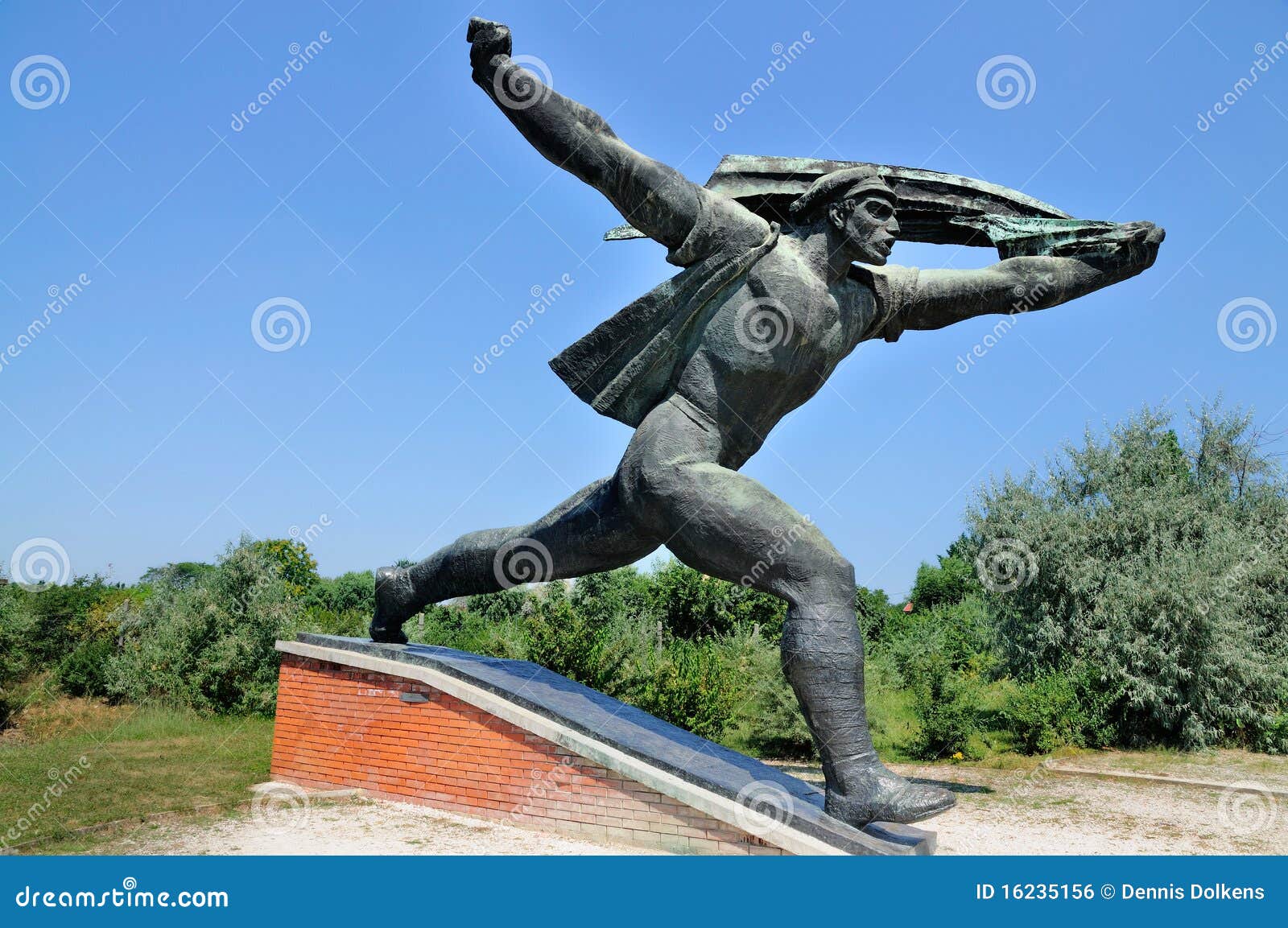 Communist Statue, Memento Park Stock Photo - Image of exposition ...