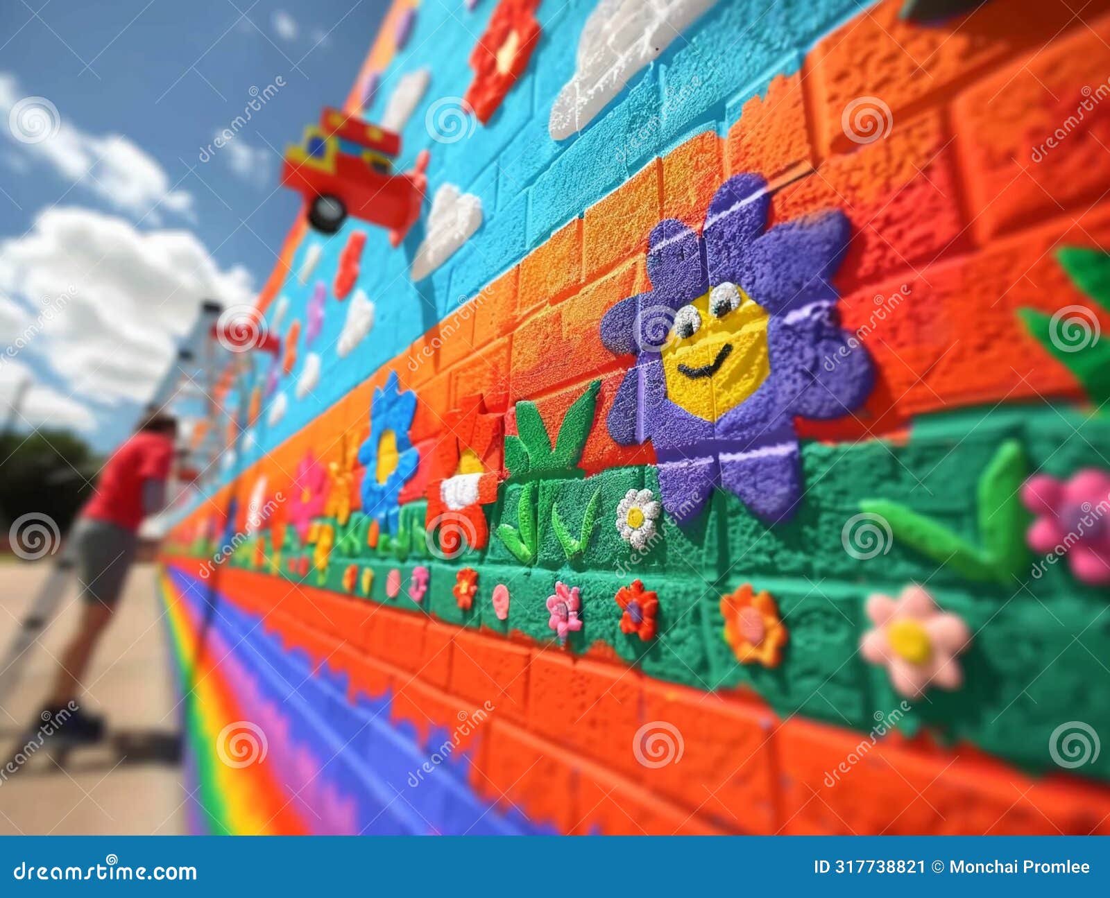 Community Art Project Emphasizing Inclusivity, with Diverse Groups ...