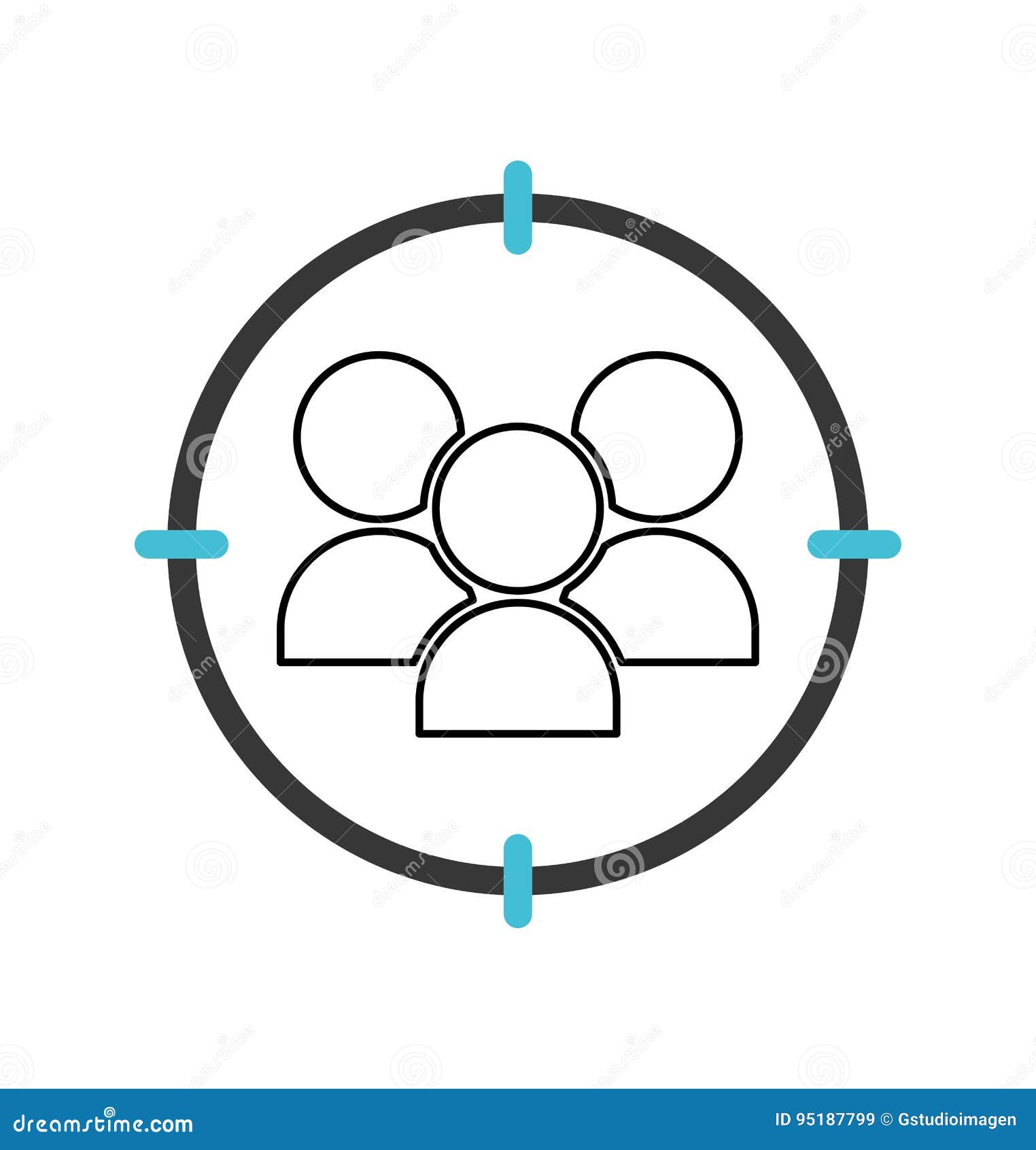 Community Avatars Isolated Icon Stock Vector - Illustration of design ...