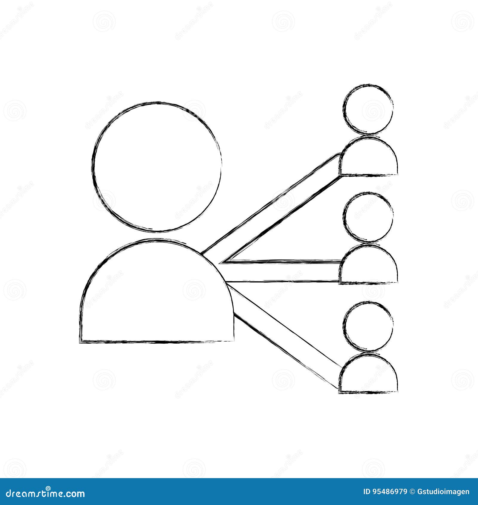 Community Avatars Isolated Icon Stock Vector - Illustration of person ...