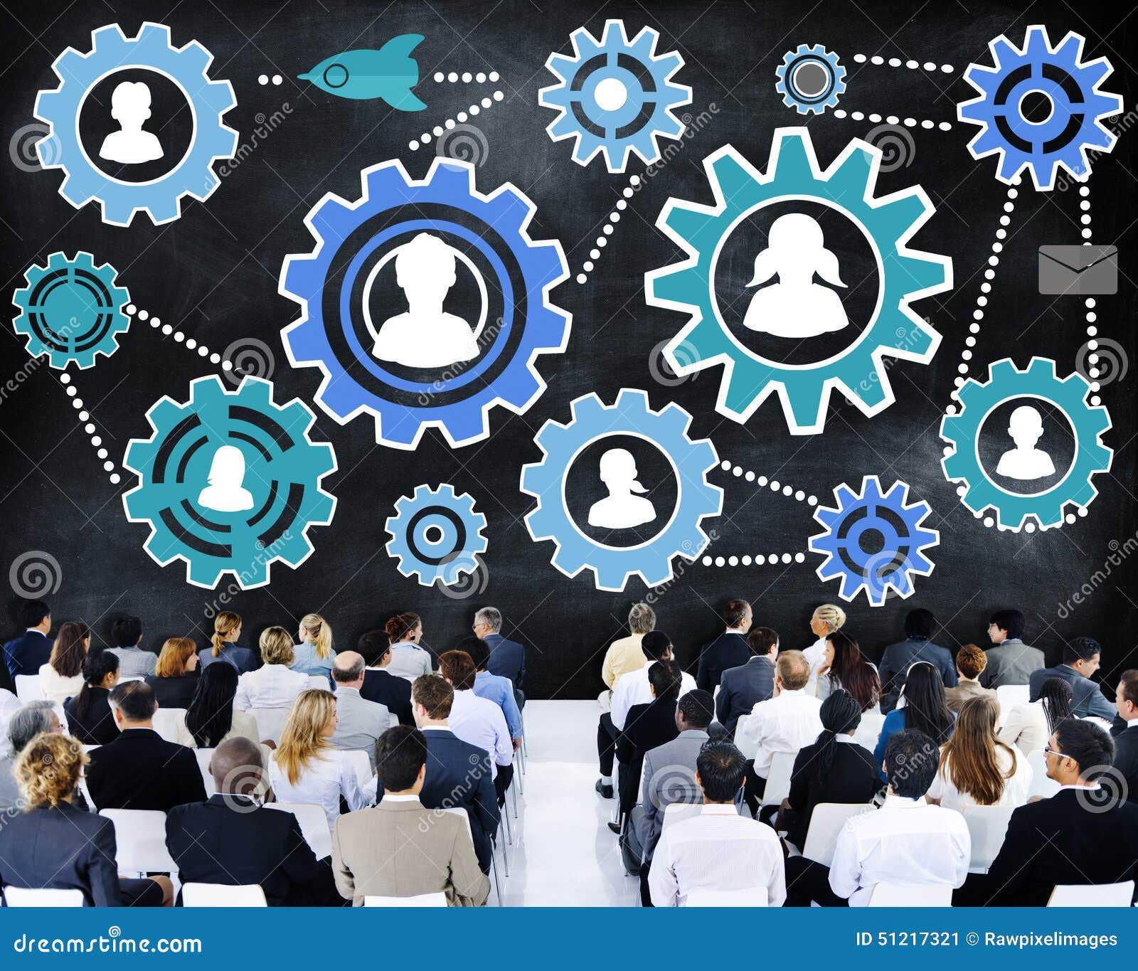 Community Business Partnership Collaboration Support Concept Stock ...